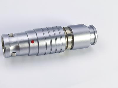 China BEXKOM push pull self-lcoking FGG B Series Size 2  2-32 pins brass chrome plated shell gold plated contact PPS/PEEK insulator IP50 waterproof male plug for sale