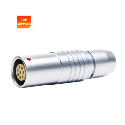 China BEXKOM PHG B Series Size 0  2-4 pins brass chrome plated shell gold plated contact PPS/PEEK insulator IP50 waterproof female free receptacle for sale