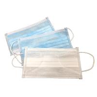 China Customized Disposable Dust Mouth Mask , 3 Layer Non Woven Mask For Adults for sale