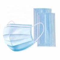 China Highly Breathable 3 Ply Disposable Mask , Antibacterial Earloop Face Mask for sale