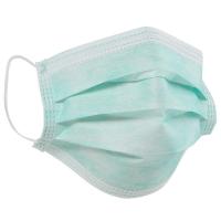 China High filtration 3 Ply Disposable Mask / Disposable Green PP Face Mask for sale