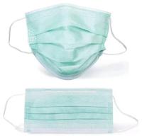 China High filtration 3 Ply Disposable Mask / Disposable Green PP Face Mask for sale