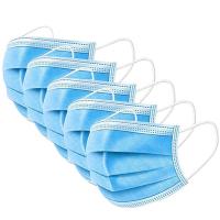 China Personal Care 3 Ply Disposable Mask , Non Woven Fabric Mask For Food Industry for sale