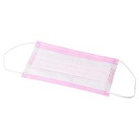 China Antibacterial Custom Surgical Mask , Fluid Resistant Pink Disposable Mask for sale