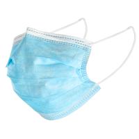 China Anti Viral 3 Ply Non Woven Face Mask Personal Care Earloop Procedure Masks for sale