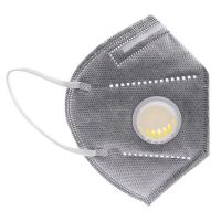 China 4 layers FFP Ratings Dust Masks , Disposable Earloop Face Mask Grey Color for sale