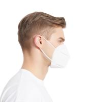 China High Breathability Folding FFP2 Mask Double Layer Filters Fiberglass Free for sale