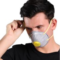 China Customized Cup FFP2 Mask / 4ply Fine Particle Dust Mask Gray Color for sale
