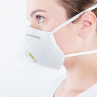 China White Color Cup FFP2 Mask Lightweight Air Pollution Protection Mask for sale