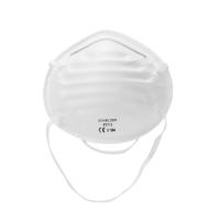 China High Softness Cupped Face Mask Anti Dust For Mining / Textile White Color for sale
