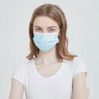 China Non Woven 3 Ply Disposable Mask Personal Safety Earloop Procedure Masks for sale