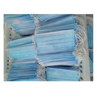 China Soft 3 Ply Disposable Mask / Non Woven Face Mask With Elastic Ear Loop for sale