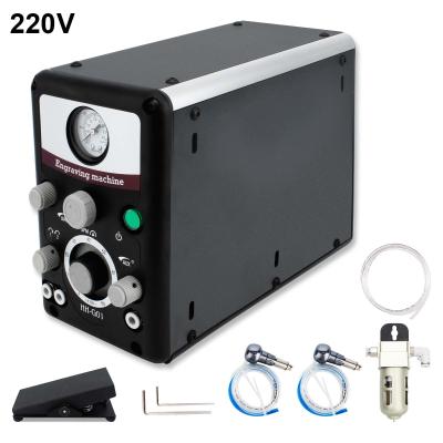 China Double Headed Pneumatic Jewelry Engraving Machine 400-8000 Strokes Per Minute 100-240V for sale
