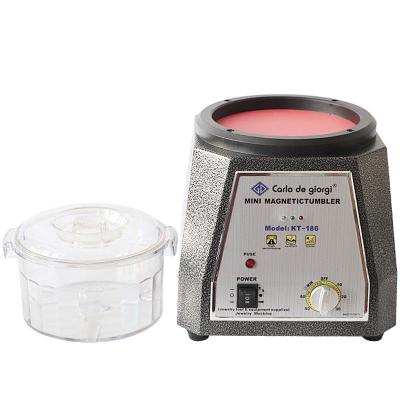 China KT186 Magnetic Tumbler Polishing Machine 200W 2000RPM Jewelry Polisher for sale