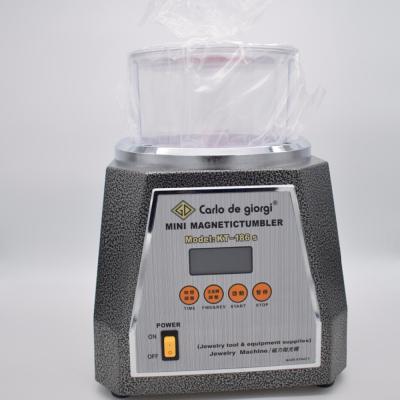 China KT186s Magnetic Jewelry Polisher Tumbler 200W 600g Capacity for Gold Silver Stainless Steel for sale