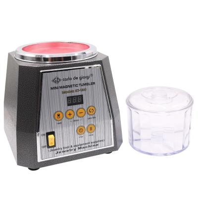China KT130 Magnetic Tumbler Polisher 250W 2000rpm Jewelry Metal Grinding Machine 110V-220V for sale