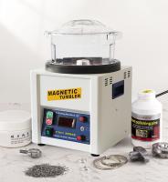 China TOKTOS 2800 rpm Jewelry Magnetic Tumbler Polisher with Digital Display 1100g Capacity for sale