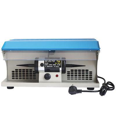 China Double Head Jewelry Grinding Machine Polishing Motor 200W 0-8000RPM with Dust Collector for sale