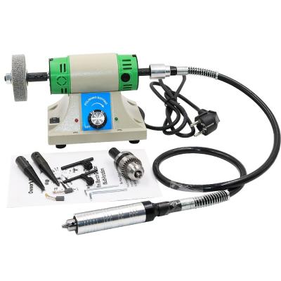 China 350W Variable Speed Bench Grinder Polisher 10000 RPM Jewelry Lathe Machine 110V 220V for sale