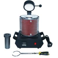 China TOKTOS Gold Melting Furnace 10kg 1100C Digital Electric with 1-3kg Graphite Crucible for sale
