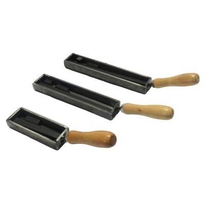 China Iron and Wood Ingot Moulds for Gold Silver Casting 210x40x22mm 0.81kg Welding Accessories for sale