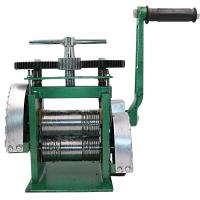 China TOKTOS Jewelry Rolling Mill 120mm Shaft Double Sided Gear Drive Tablet Press Machine for sale