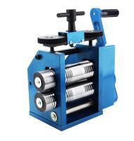 China 112mm Manual Rolling Mill Machine for Jewelry Making 48-50mm Shaft Diameter Cast Iron for sale