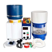 China 3 in 1 Jewelry Polishing Machine 800W Benchtop Polisher with 230mm Barrel for Wet Dry Magnetic Polishing for sale