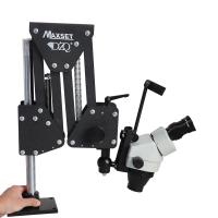 China Universal Spring Bracket Jewelers Bench Microscope 7X-45X Super Clear 160mm Working Distance for sale