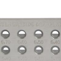 China Round Shape Jewelry Accessories Tools Tungsten Carbide Wire Drawplate for sale