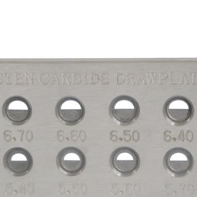 China Round Shape Jewelry Accessories Tools Tungsten Carbide Wire Drawplate for sale