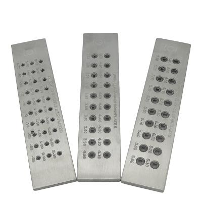 China Square Shape Tungsten Carbide Wire Drawplate Steel Alloy 210*50*10mm for sale