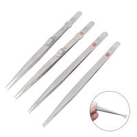 China Stainless Steel Jewelry Tweezers Anti Slip Pointed Fine 16.2cm 30g for sale