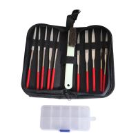 China Electroplated Metal File Set For Metal Glass Stone Rough Carving for sale