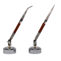 China Crosslock Ring Soldering Tweezers With 360 Degree Rotating Base for sale