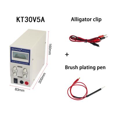 China 30V 5A Jewelry Plating Machine Gold Electroplating Kit DC Switching Power Supply for sale