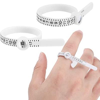 China Jewelry Accessories Tools Plastic Ring Sizer US 1-17 for sale