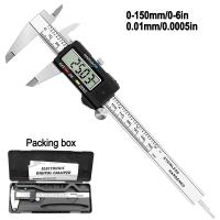 China 6 Inch 150mm Electronic Digital Vernier Caliper Stainless Steel Measuring Tool for sale