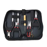 China 8 Piece Jewelry Making Tool Kit Handmade Pliers Set with Scissor Tweezers 155mm for sale