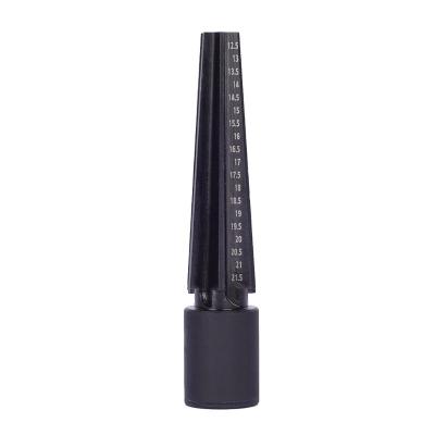 China Wax Ring Filer Carving Cutter 105mm Plastic and Stainless Steel Finger Stick Ruler for Jewelry Making for sale