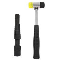 China Dual Head Plastic and Rubber Hammer Metal Mallet for Jewelers 200mm for sale