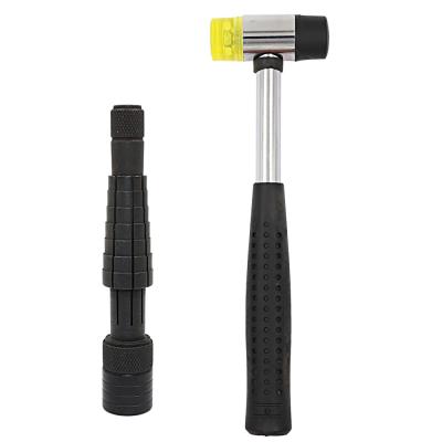 China Dual Head Plastic and Rubber Hammer Metal Mallet for Jewelers 200mm for sale
