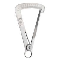 China Stainless Steel Inside Calipers Degree Gauge Measuring Tool 0-10mm Precision Jewelry Equipment for sale