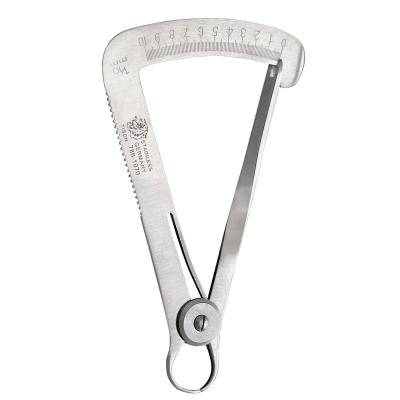 China Stainless Steel Inside Calipers Degree Gauge Measuring Tool 0-10mm Precision Jewelry Equipment for sale