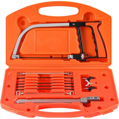 China 7/12 Pcs Multi Functional Mini Hacksaw Set Steel Saw for Wood Plastic Pipe Cutting 16cm for sale