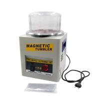 China 250W Jewelry Magnetic Tumbler Polishing Machine 600g Glass Barrel 110/220V for sale