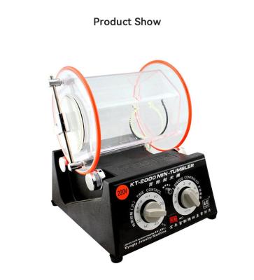 China Silk 110V Jewelry Rotary Tumbler 5kg Polishing Machine 6000RPM Deburring Finisher for sale