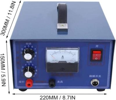 China Silk 50A Jewelry Spot Welder 400W Pulse Argon Laser Welding Machine 110V 220V for sale