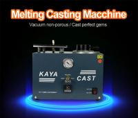 China 1/2 HP Vacuum Investing Casting Machine Wax Cast Combination with 2L Gold Melting Furnace 1500W 220V for sale
