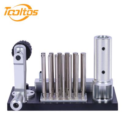 China Stainless Steel Manual Jewelry Wire Drawing and Winding Machine 10-12mm Spindle 2.29kg for sale